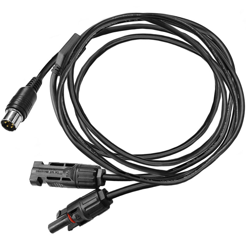 PECRON ソーラー充電ケーブル（MC4コネクタ～GX16-5ピン航空雄型コネクタ」*1本